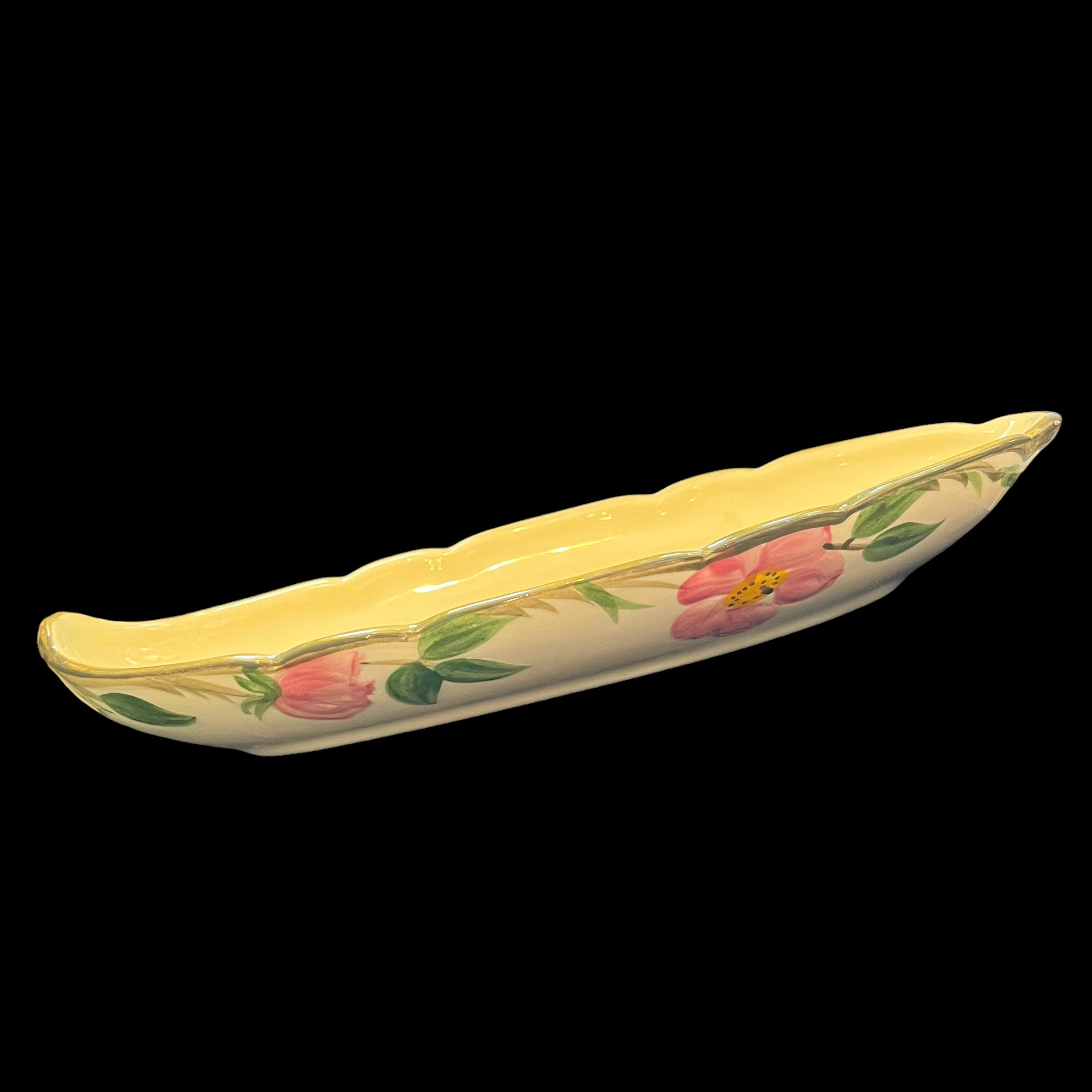 Franciscan Desert Rose Relish Dish | Time's Tin Cup Vintage